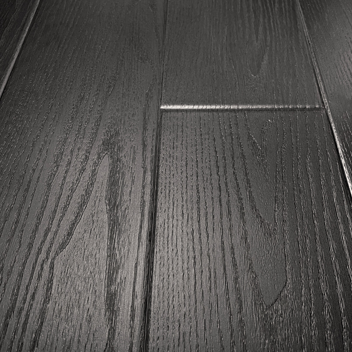 Perfection Charcoal Oak 20 MIL x 7.13 in. W x 49 in. L Click Lock Wate ...