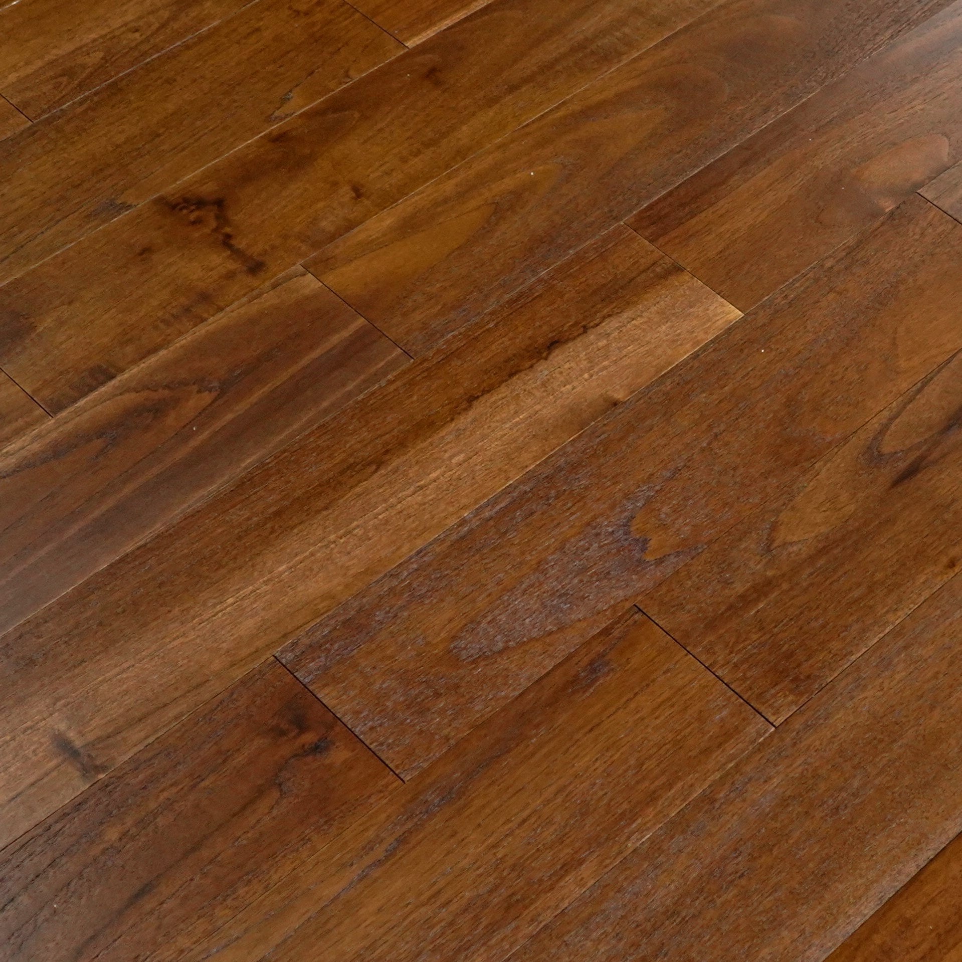 Rome Teak 1/2 in. T x 5 in. W Tongue and Groove Wire Brushed Engineere ...